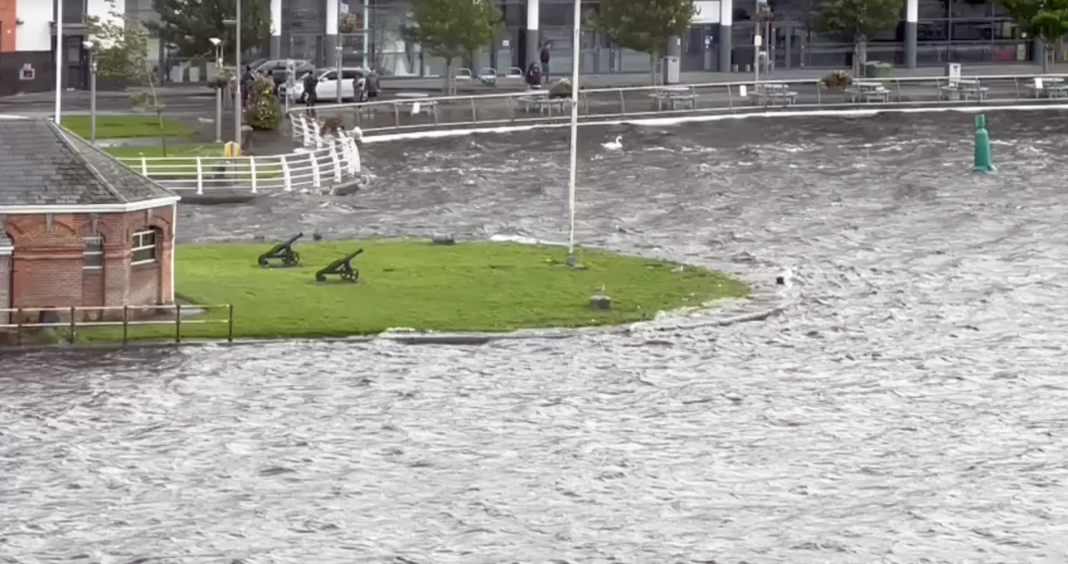 Storm Agnes leads to flooding across Limerick City