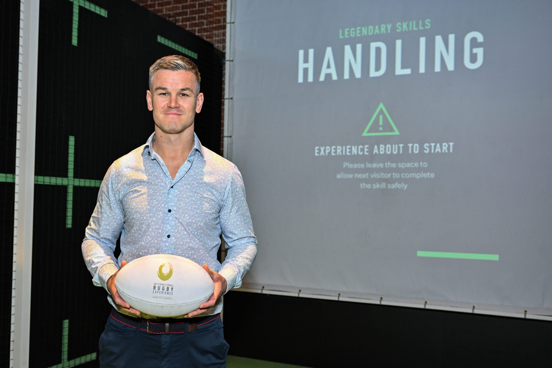 Ireland v Romania World Cup screening at the International Rugby Experience