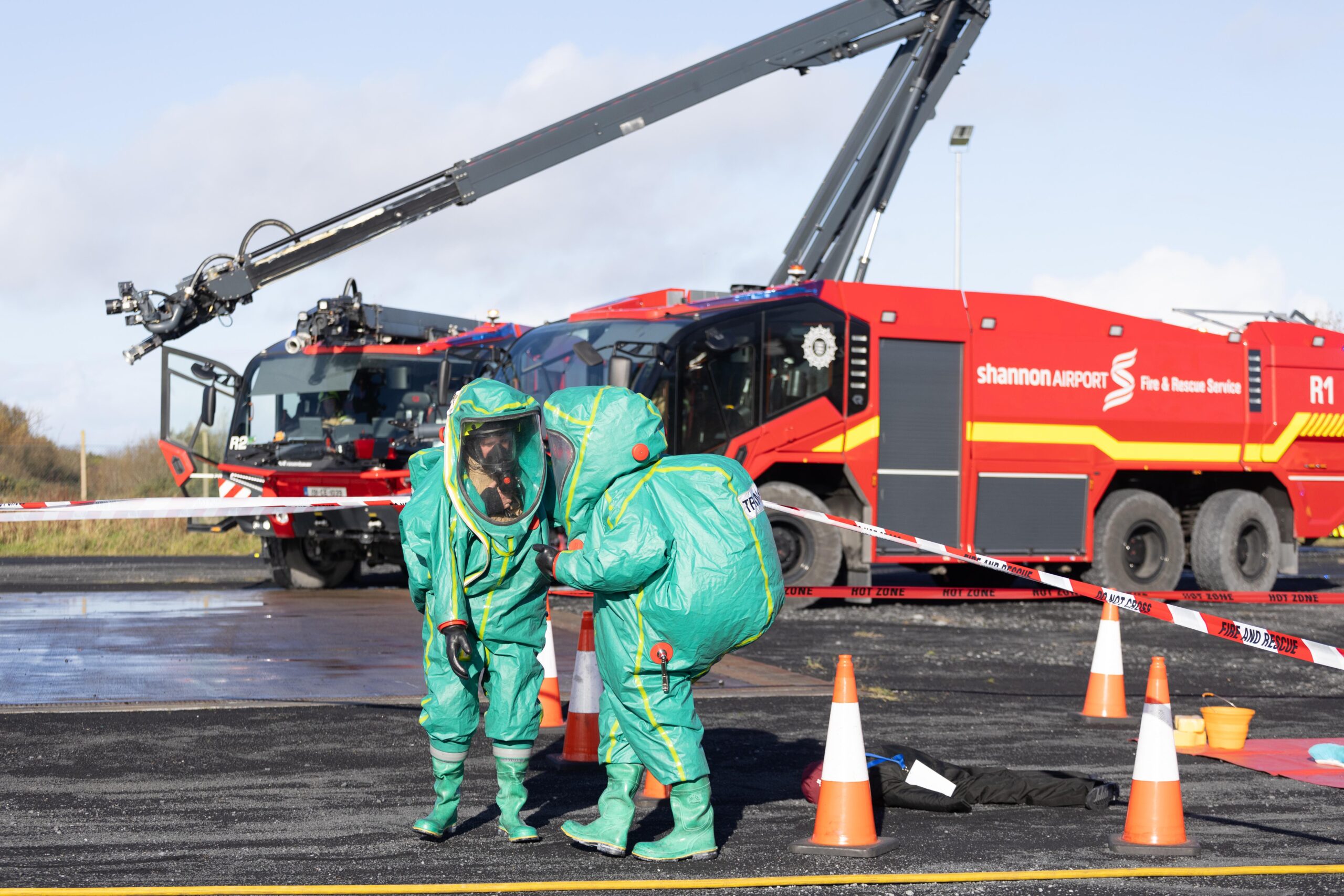 Multi-agency training exercise at Shannon Airport declared 'huge success'