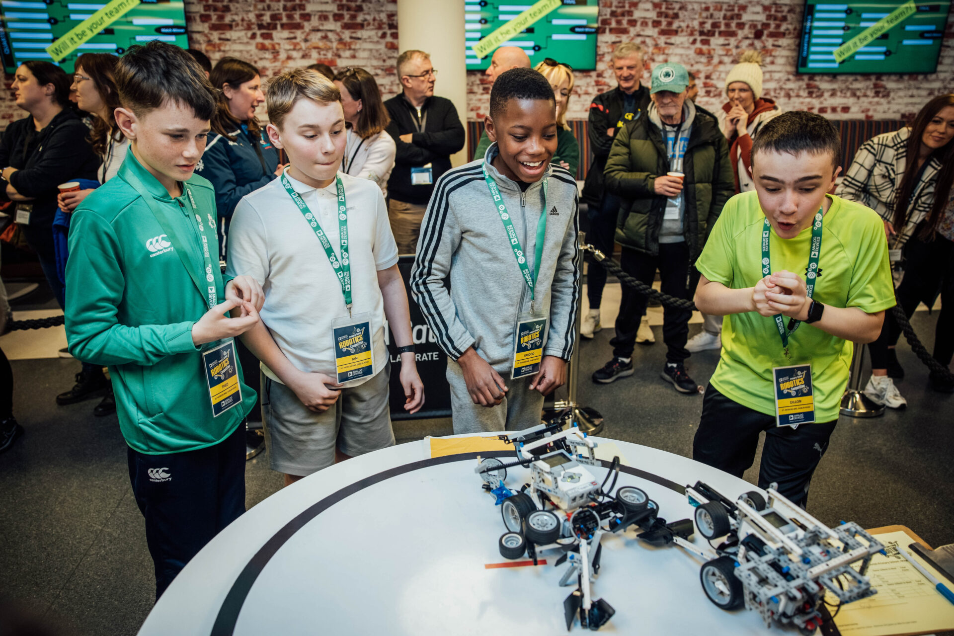 St Pat’s are Limerick’s top of the bots in school robotics competition
