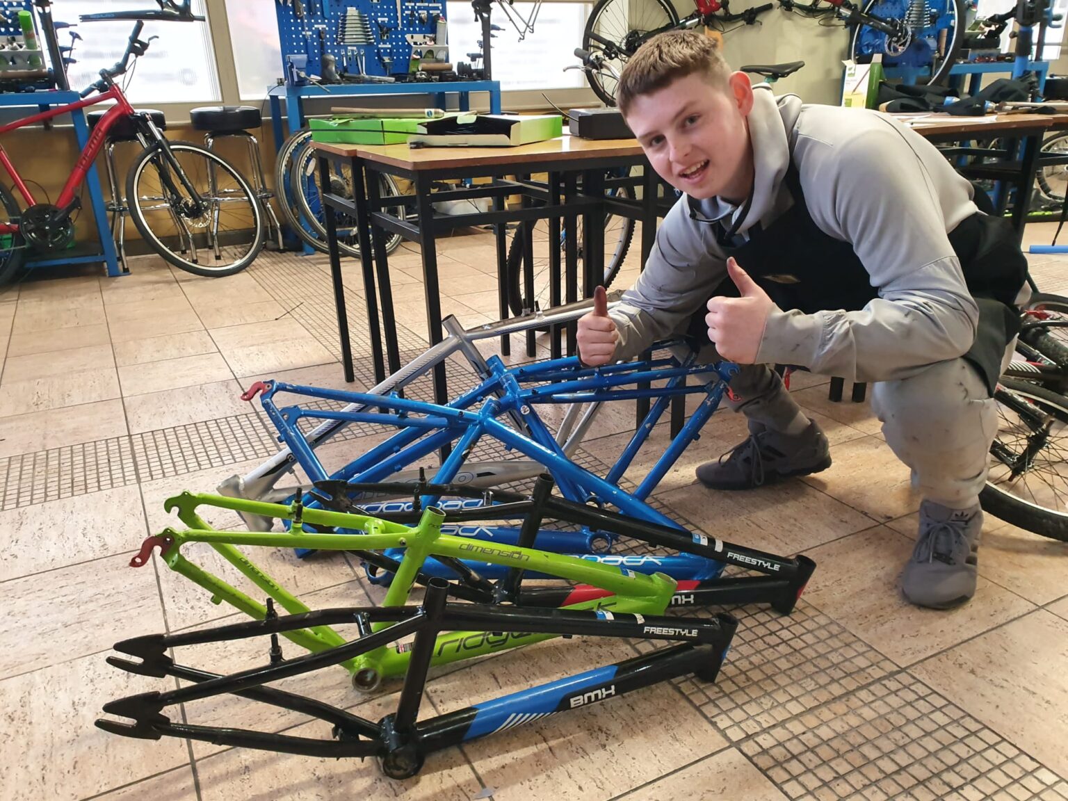 Free bike repair courses in Limerick a winning cycle