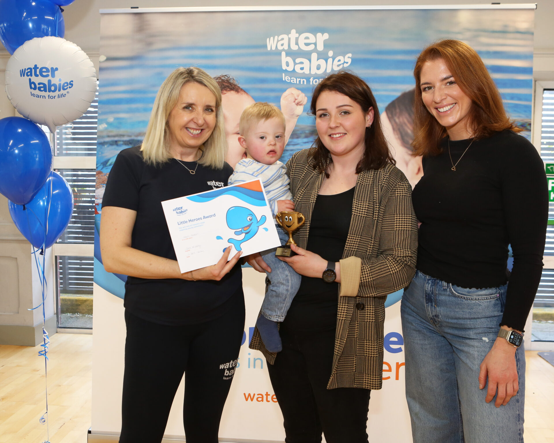Little Limerick water baby Adam awarded for making a splash