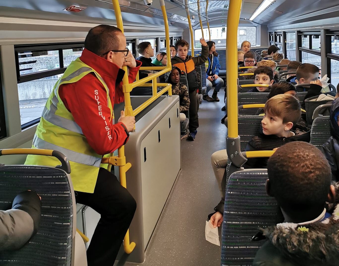 Limerick pupils go on the buses in educational trip