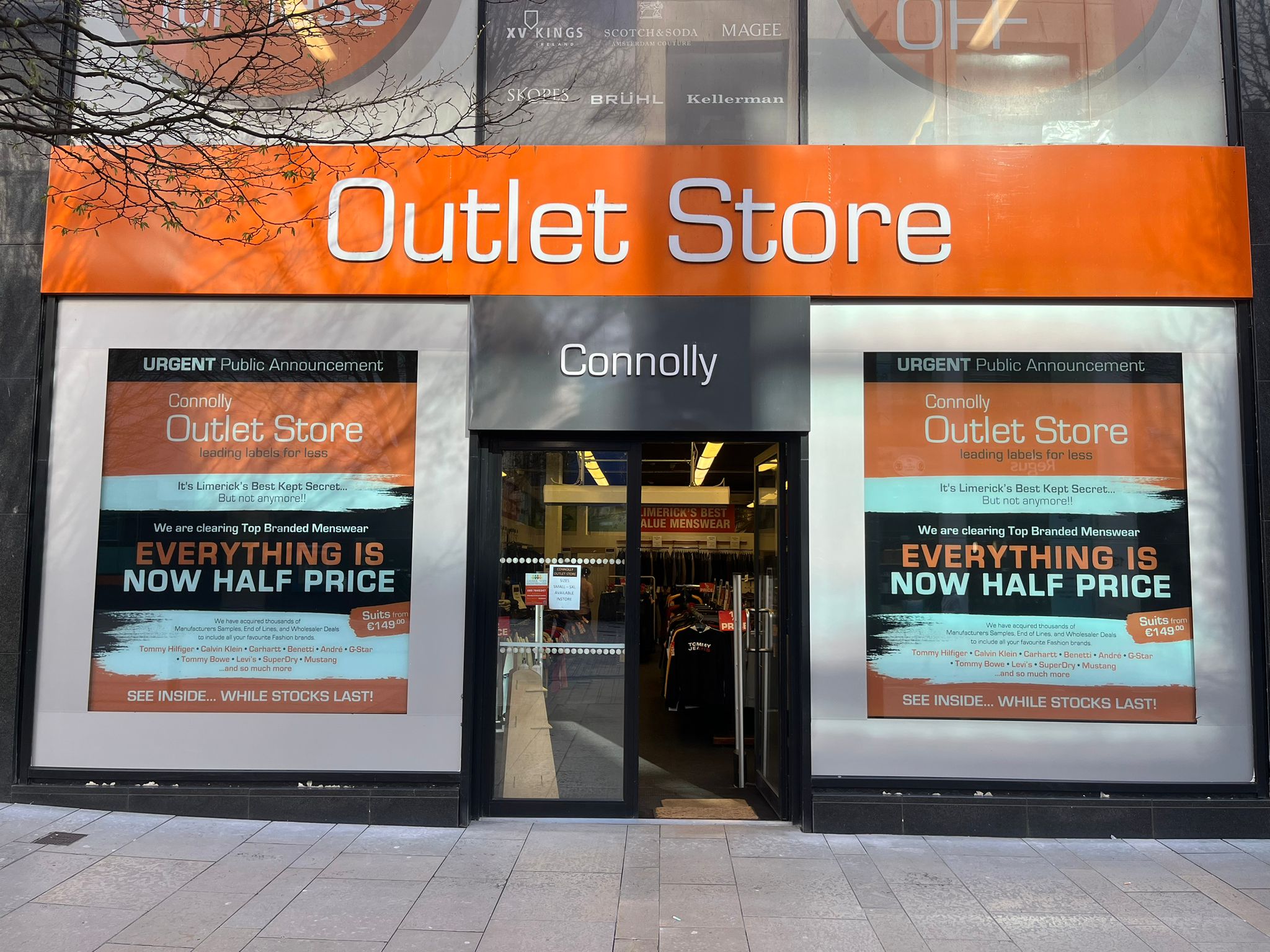 Big sale at Tony Connolly outlet store