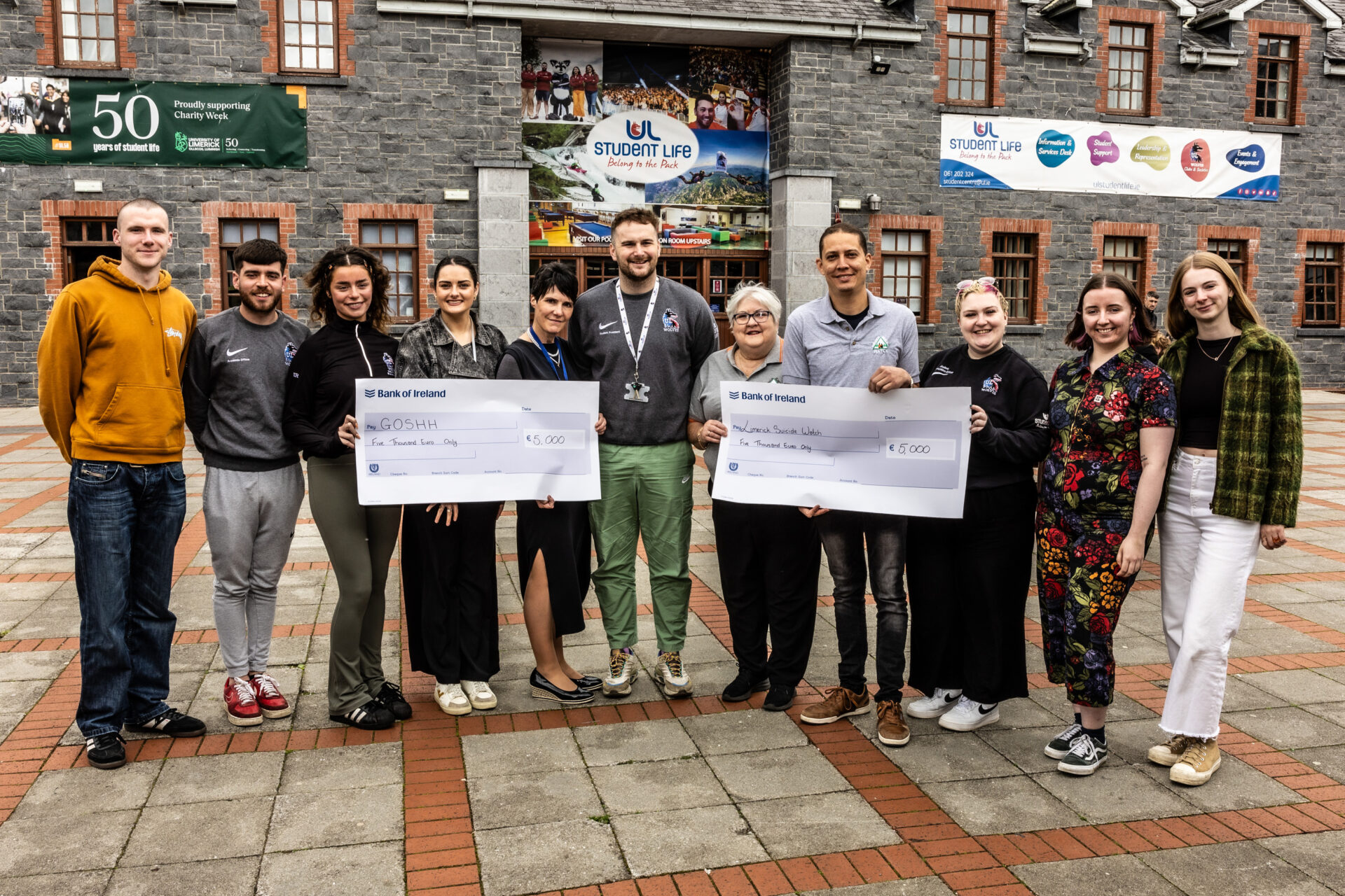 UL Student Life raises cash for local charities