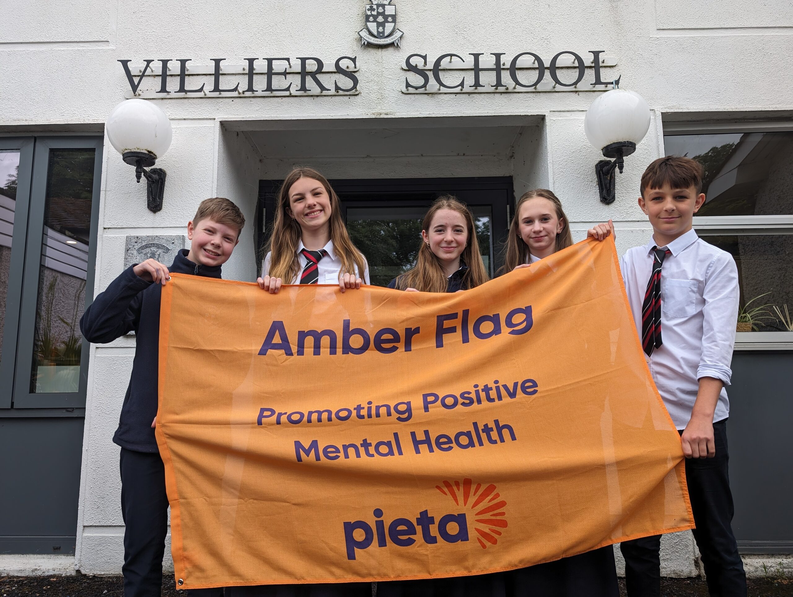 Amber is a feel-good colour for Limerick's Villiers School