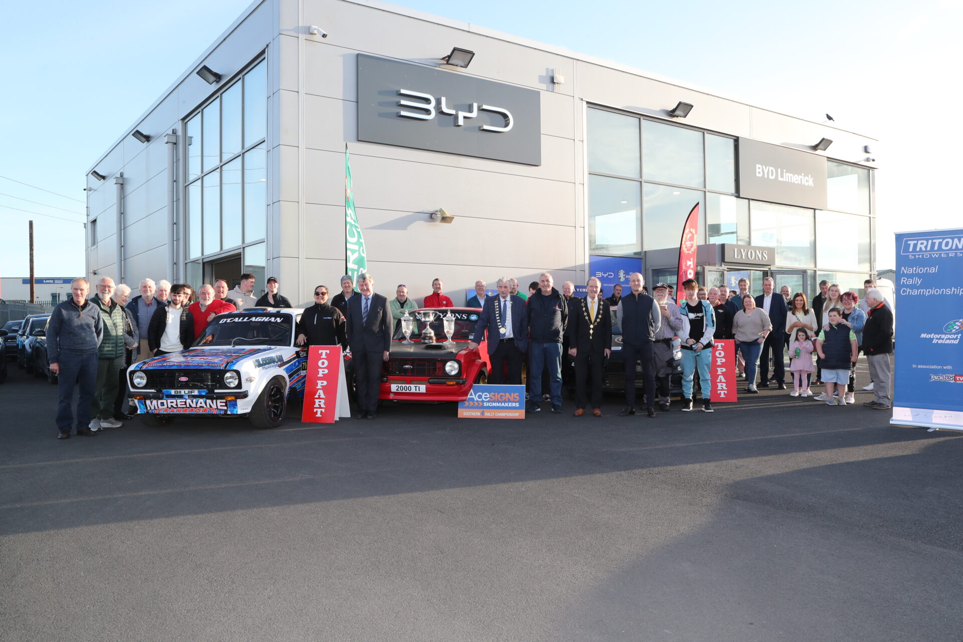 Callum Devine and John Rowan take the win in Circuit of Munster Rally