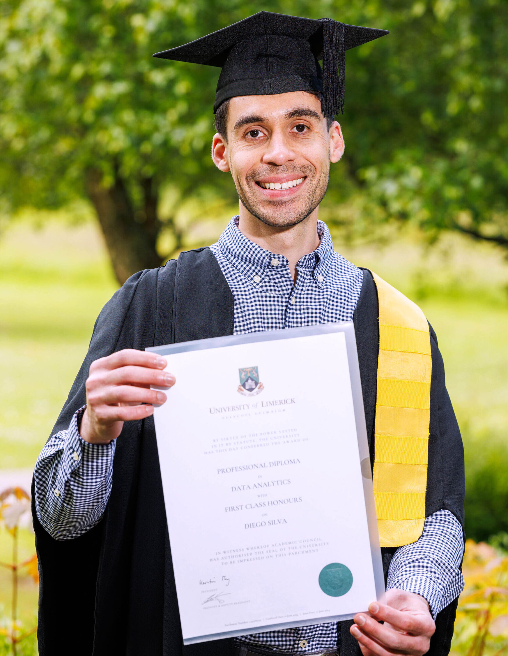 New UL graduate says Ireland opened doors to his dream life