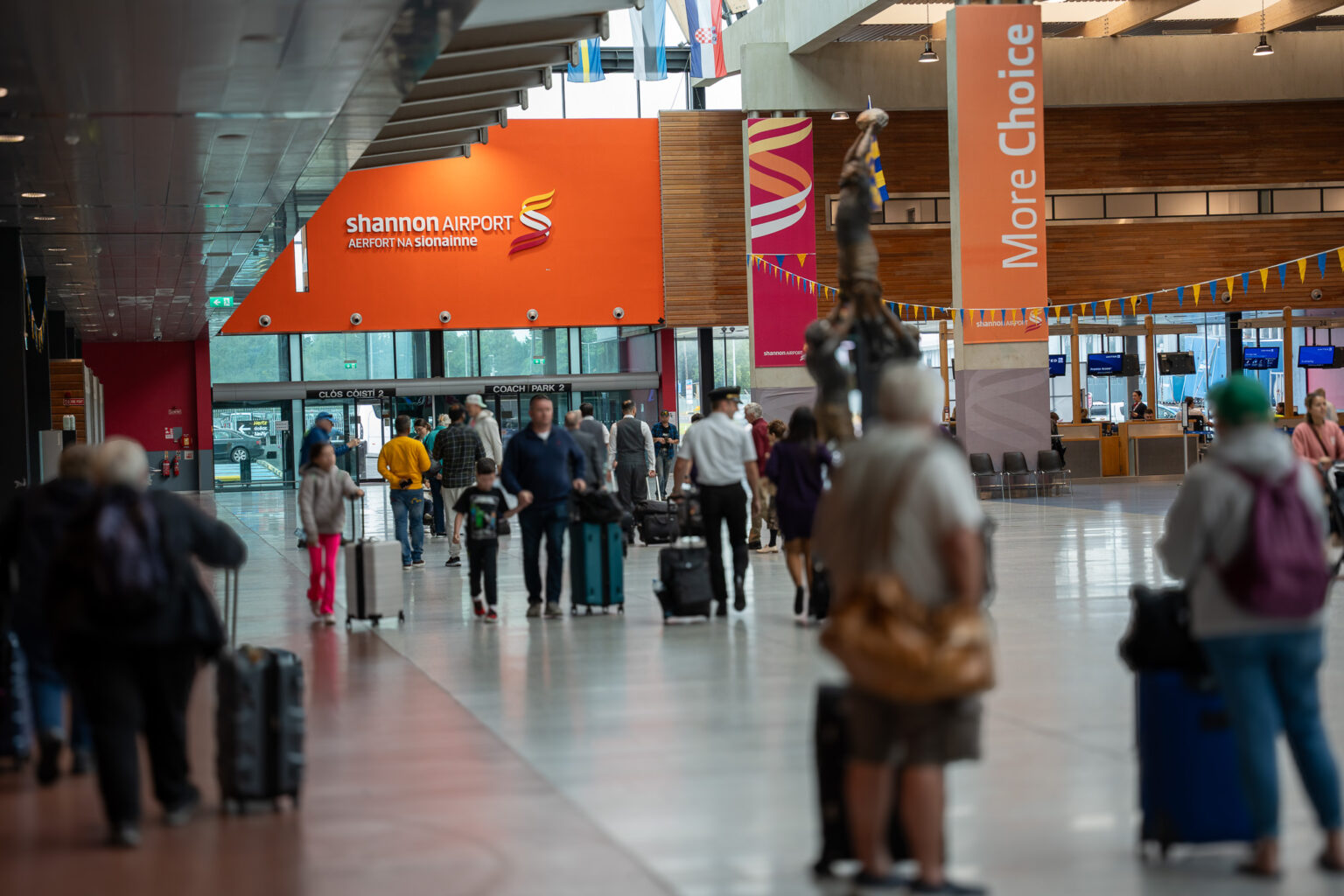 Passenger figures flying up at Shannon Airport