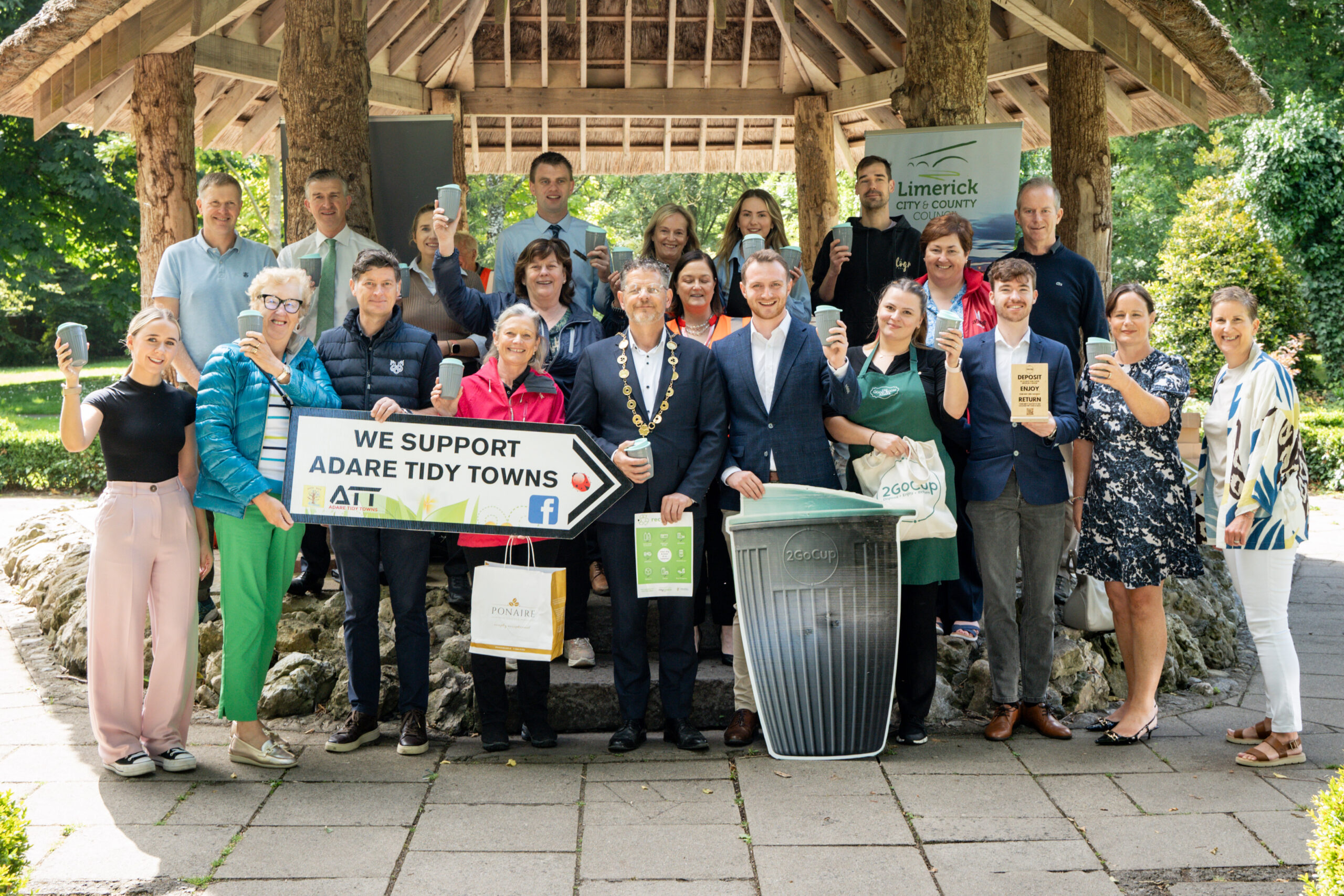 Adare to bin the paper cups with launch of new green hub