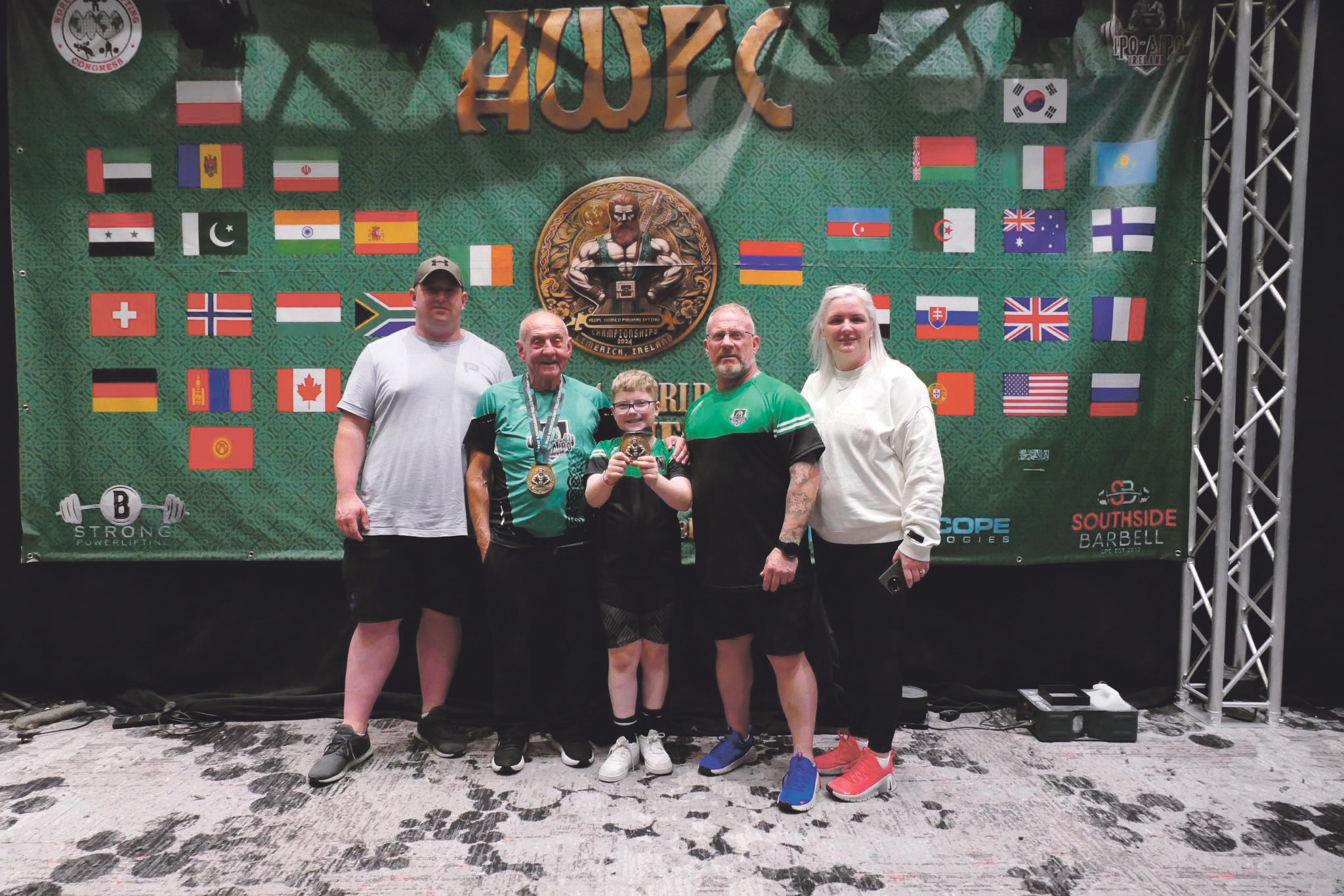 Limerick legends from different eras lifting above their weight