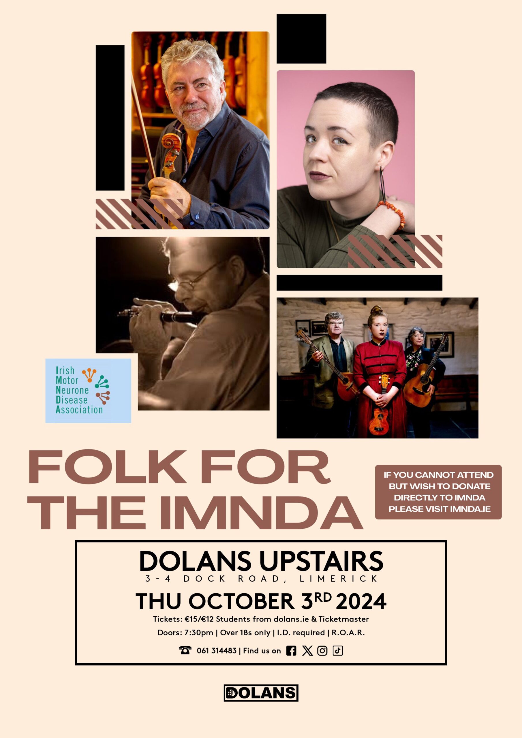 Folk concert for the IMNDA (Irish Motor Neurone Disease Association)