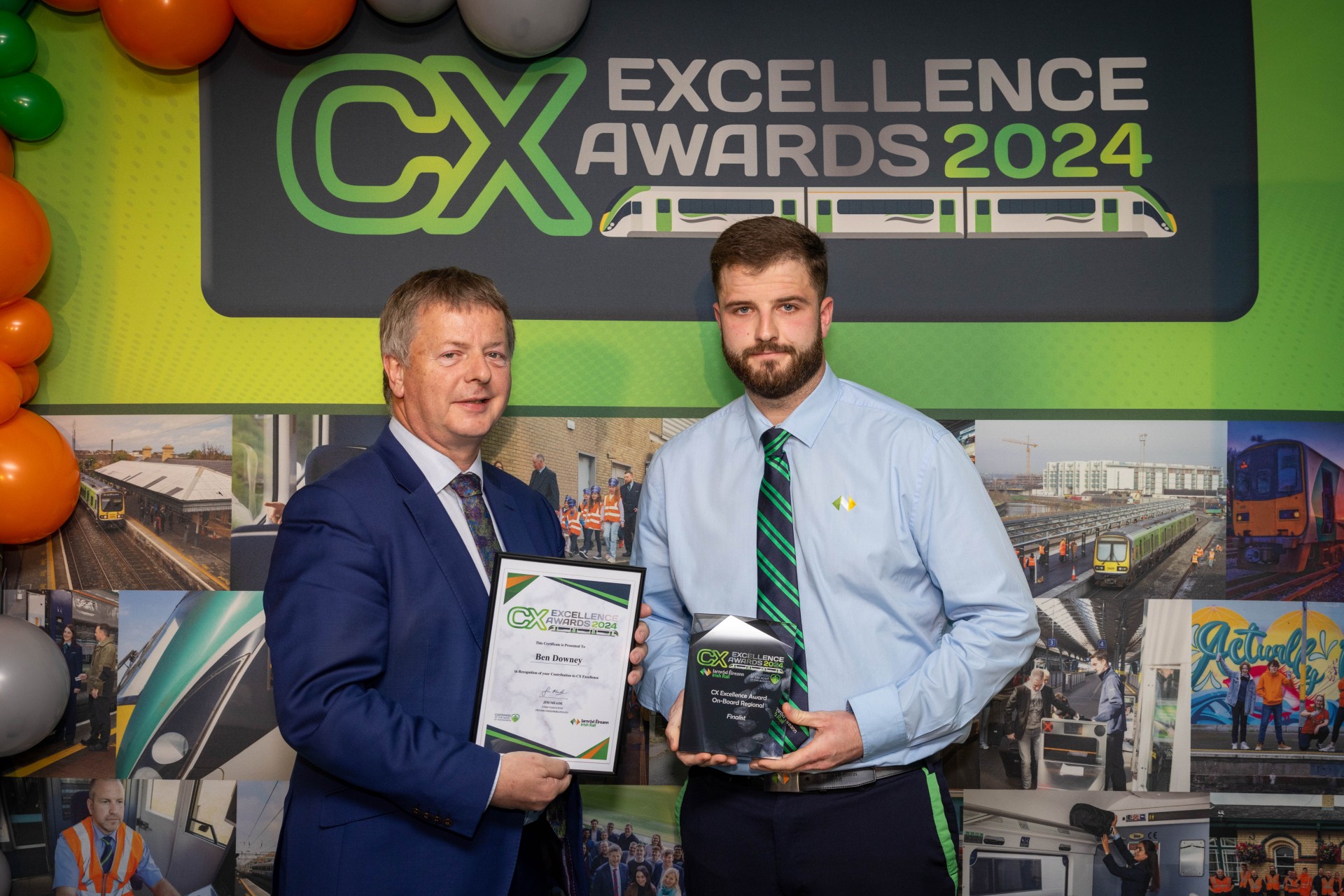 Limerick Iarnród Éireann staff awarded for customer service excellence