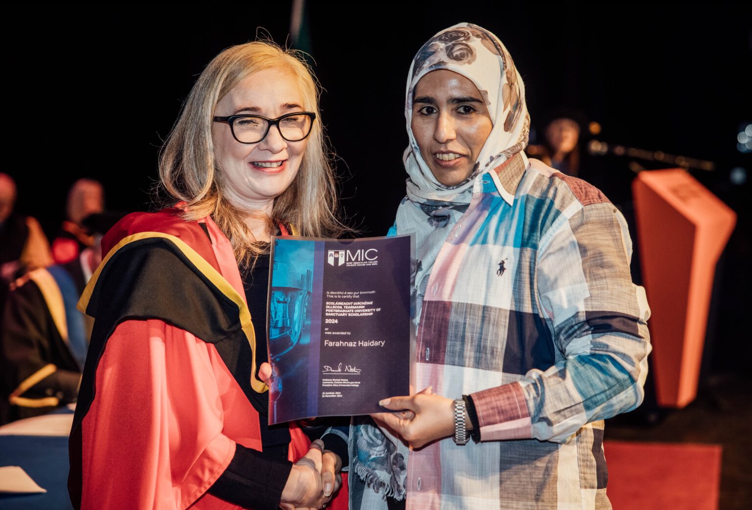 Sanctuary scholarships awarded at Mary Immaculate College