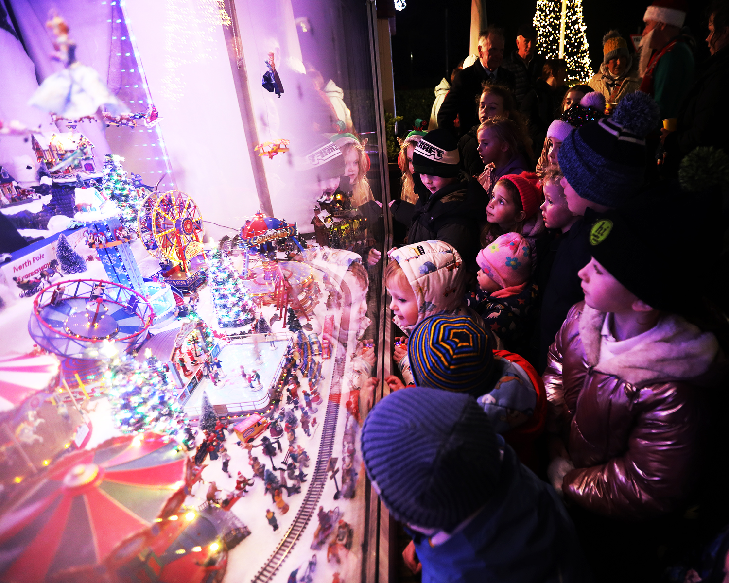 Christmas window a mirror into the kind heart of one Monaleen man