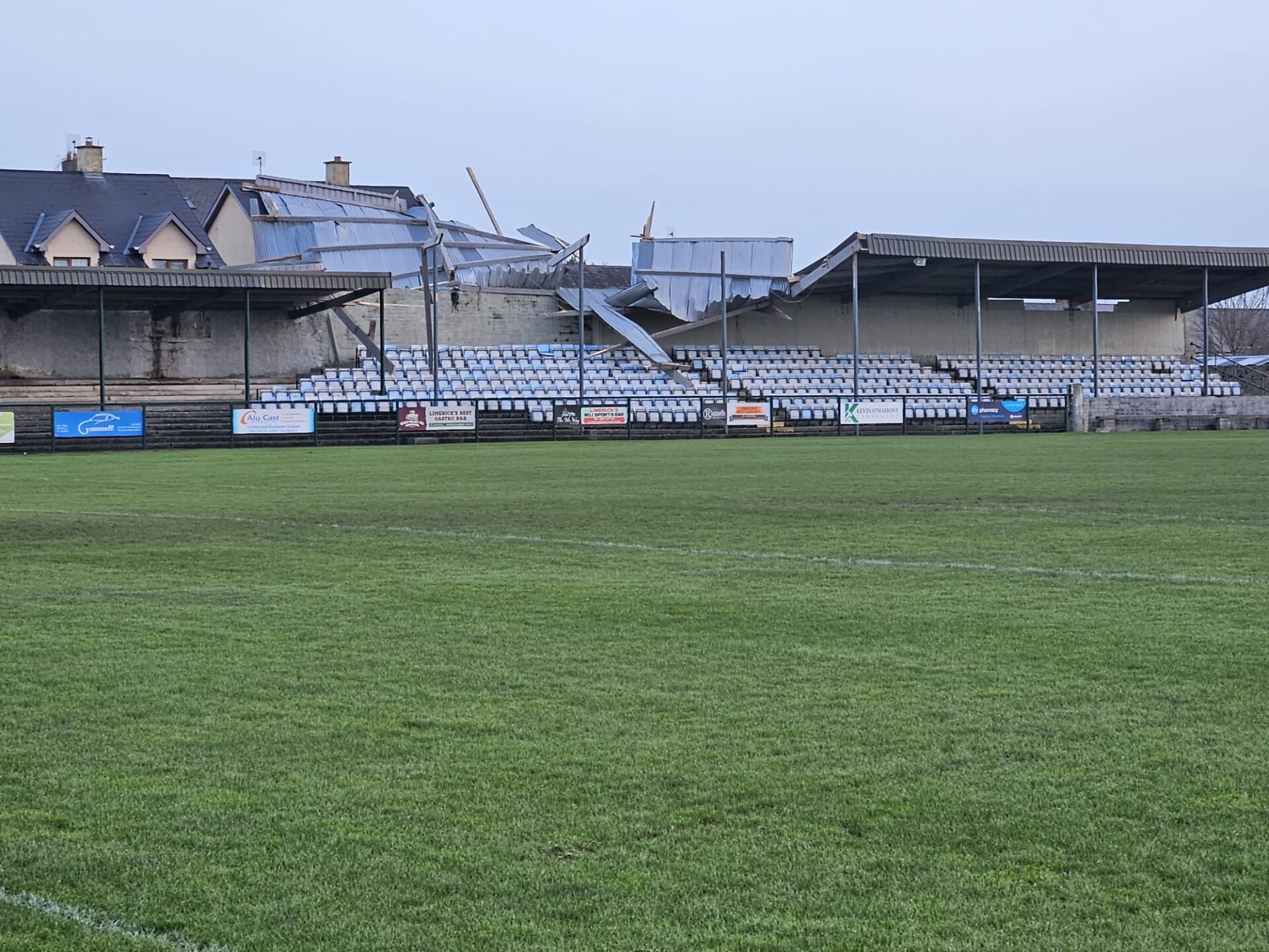 Storm Éowyn rips shelter off GAA ground in Limerick