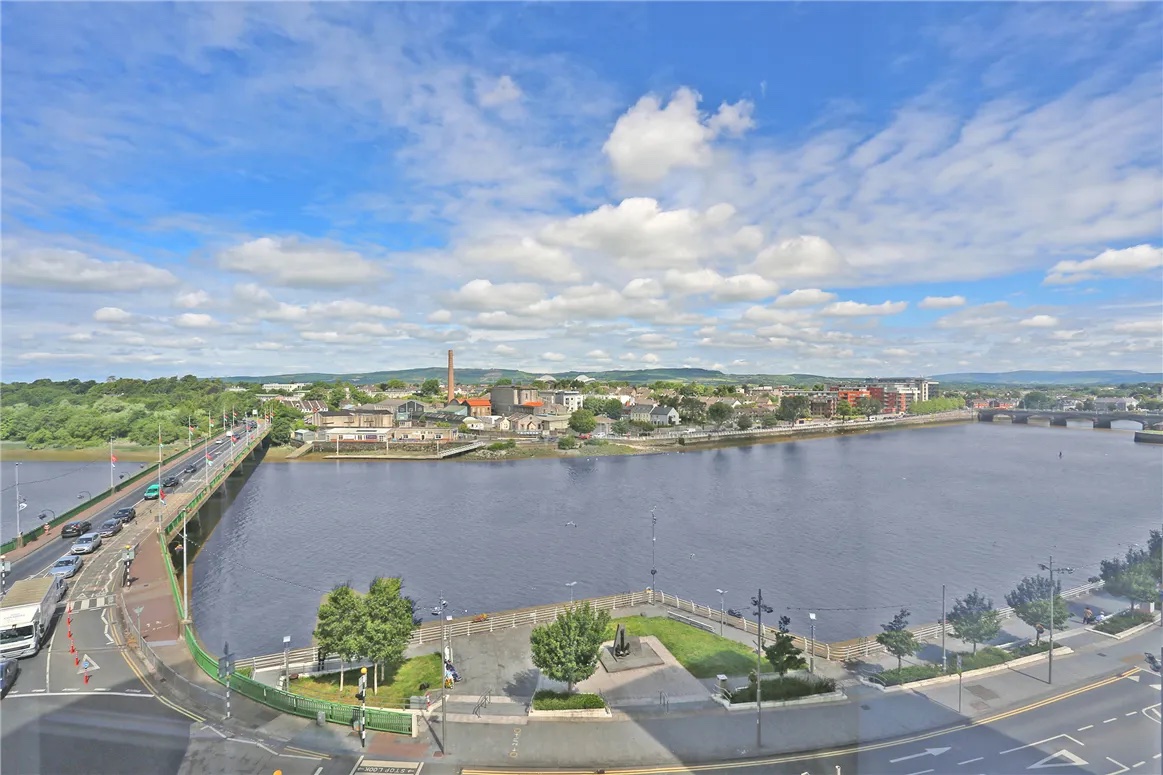 Two-bedroom apartment with panoramic river views in Limerick’s ...