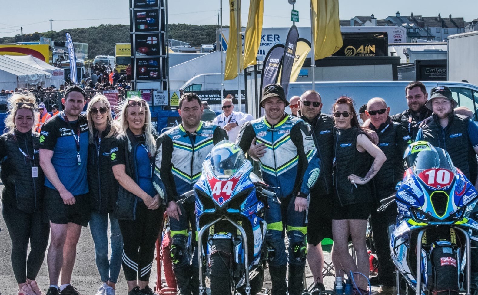 Good times posted by Team Chawke at North West 200