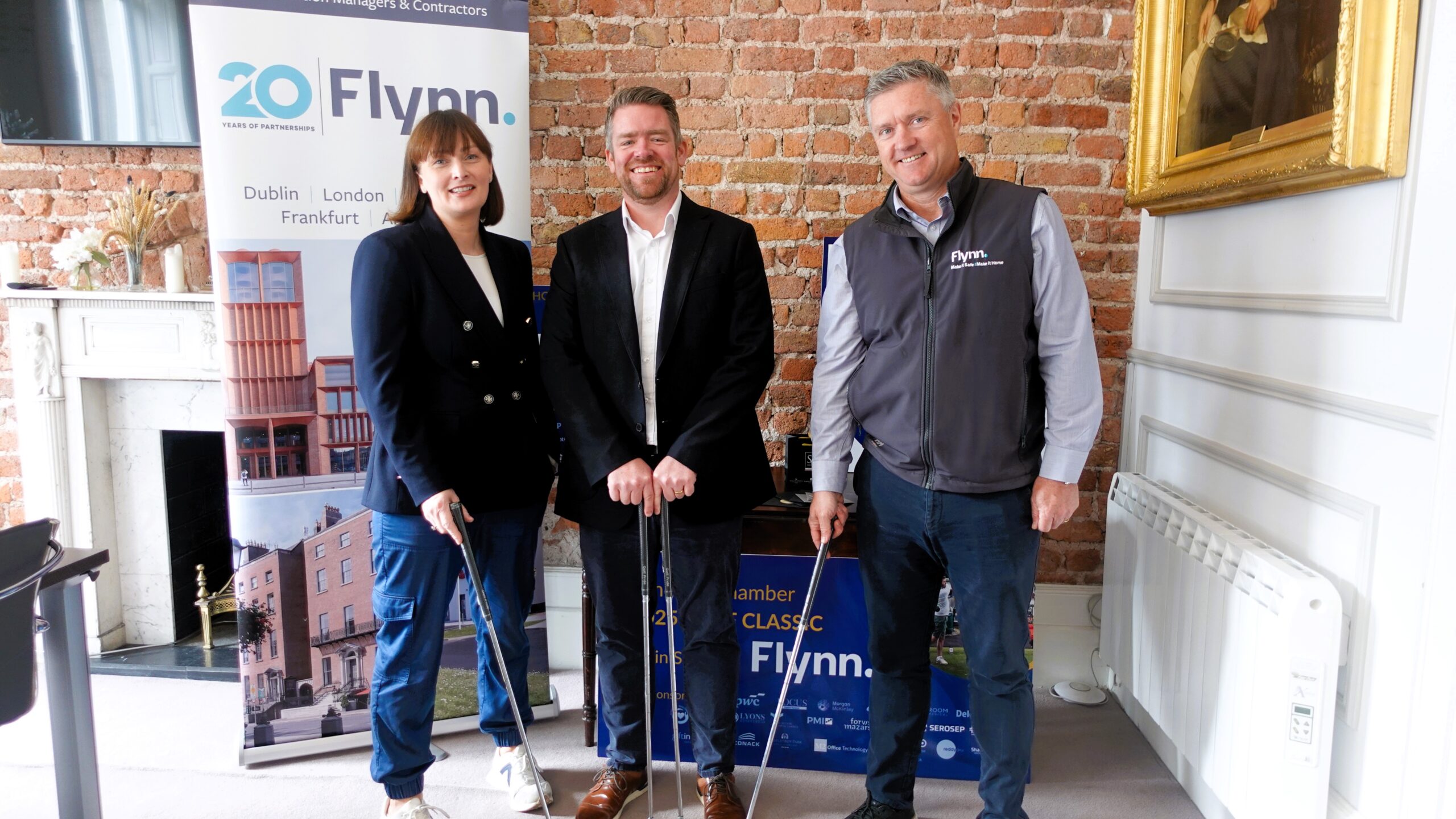 Smiles all round at this year's Limerick Chamber Golf Classic