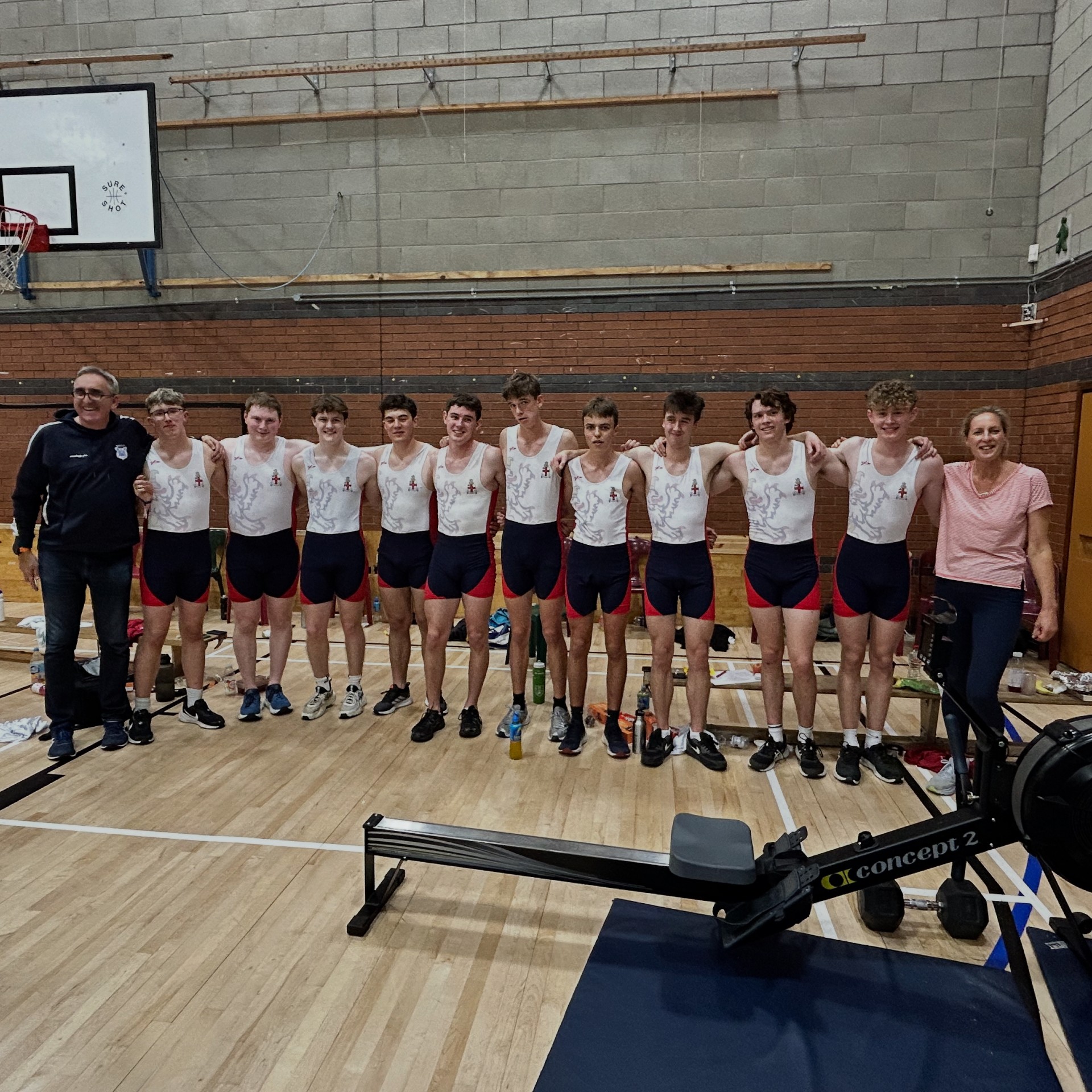 Villers students row in together for new national record