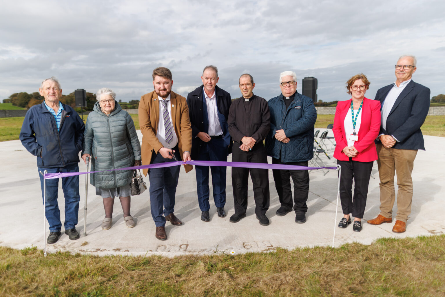 Extension of rural graveyard officially opened