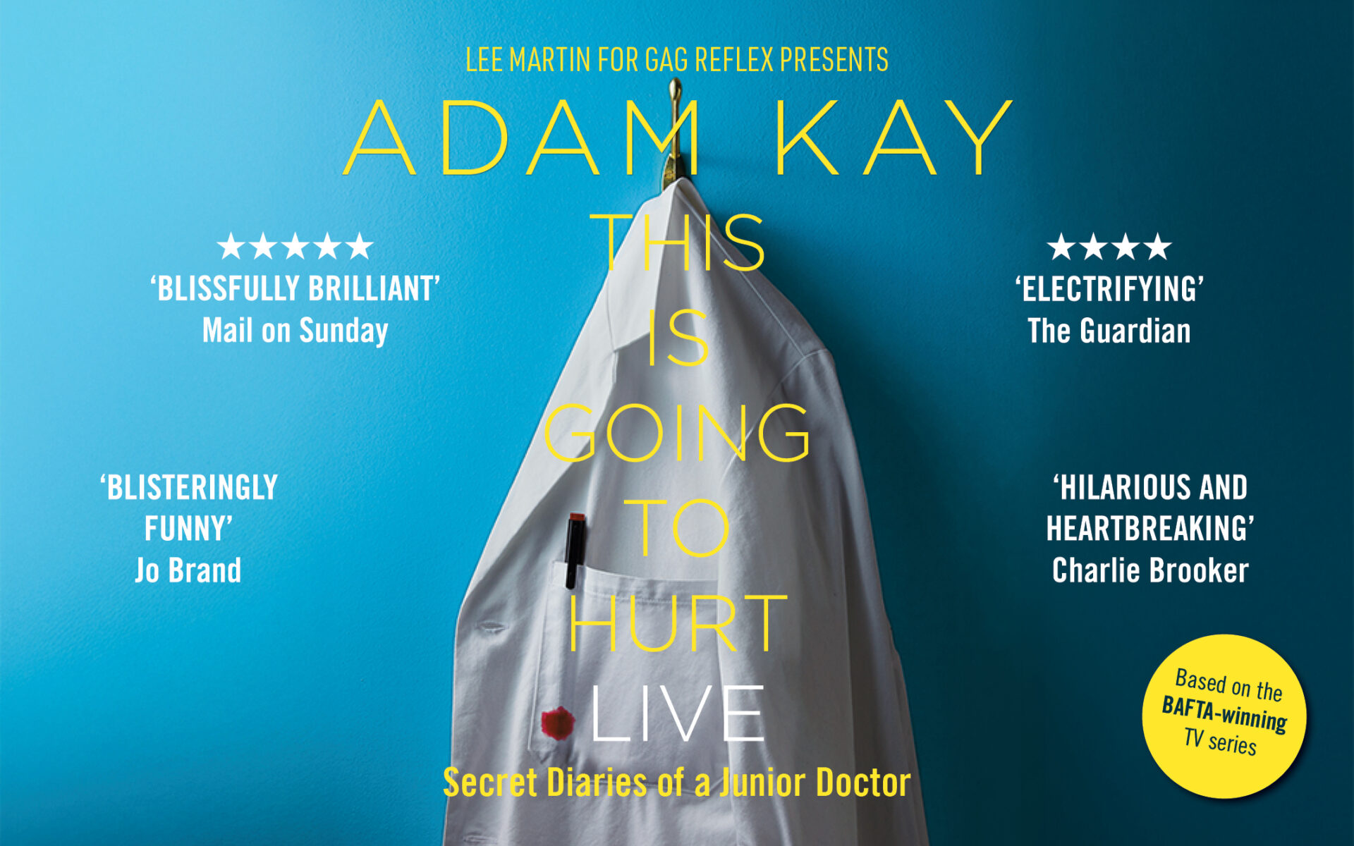 Adam Kay takes This Is Going To Hurt to Lime Tree
