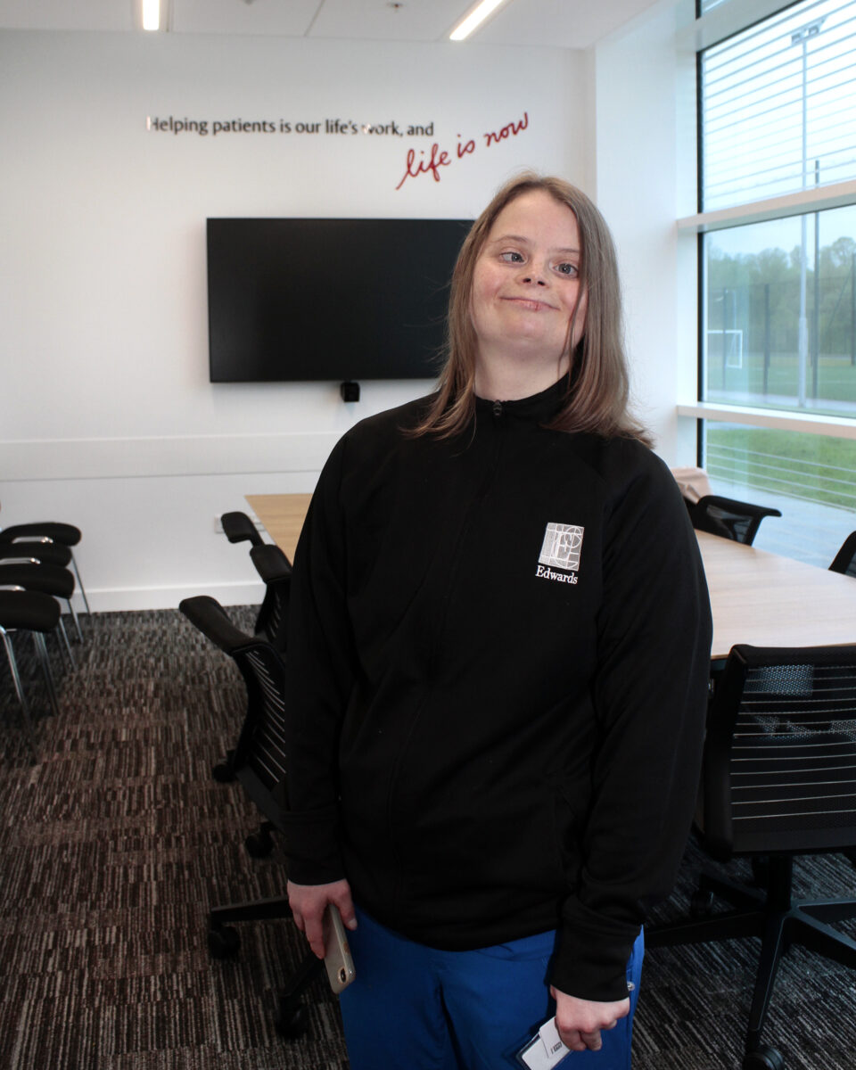 Service with a smile: Jessica's new role at Edwards already making a ...